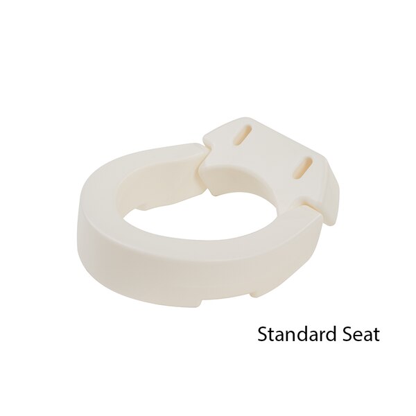 VMS Deluxe Bolt On Hinged Raised Toilet Seat